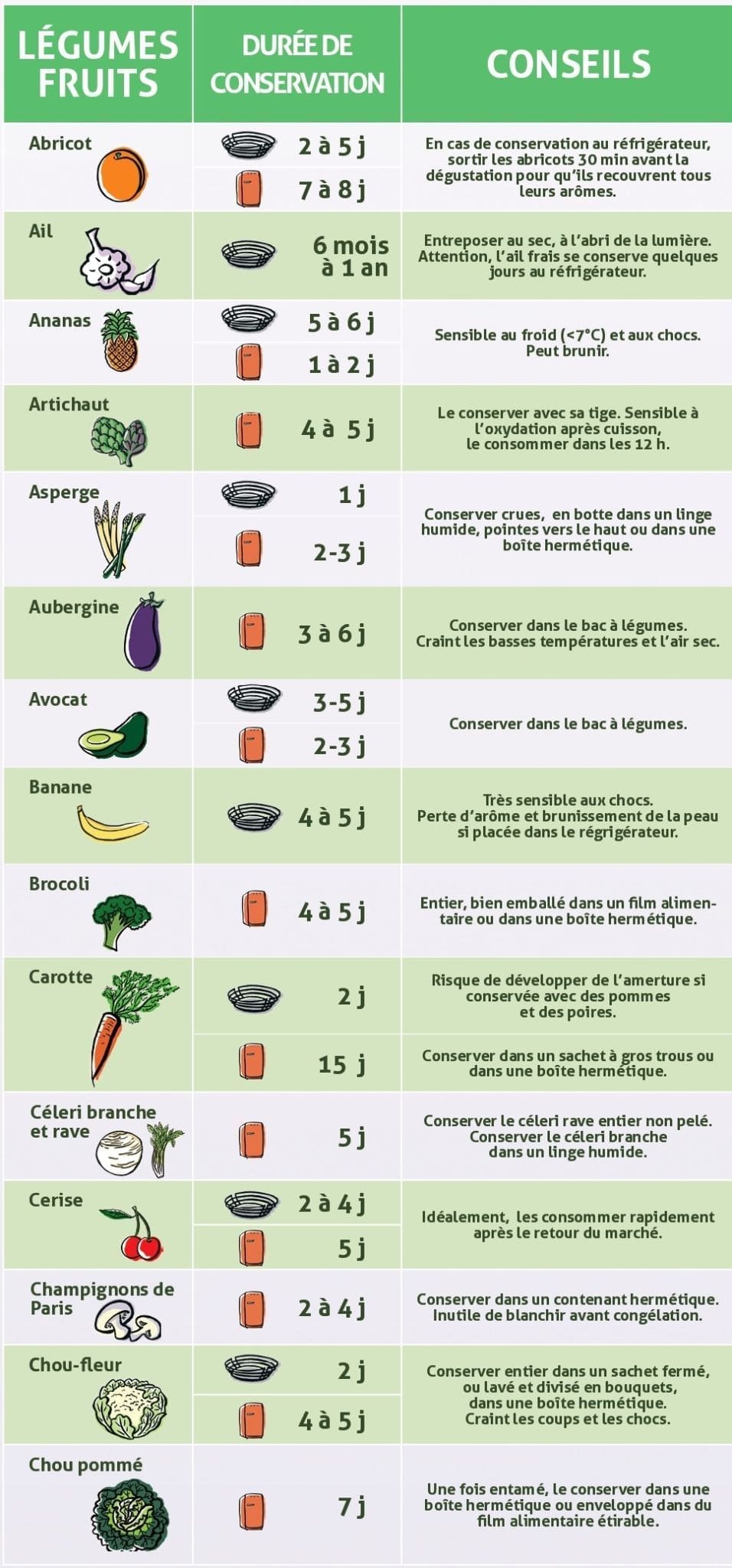 Calendrier des fruits et légumes de Saison en France | Manger Local & Bio